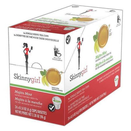 Skinnygirl Tea, Mint Green Tea, 1 Cup, PK24 SNSG5843 | Zoro