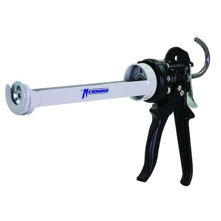 Newborn Caulk Gun, Black/White, Steel, 10 oz 373-XSP | Zoro