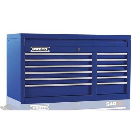 Proto 35CT Top Chest, 12 Drawer, Blue, Steel, 41 in W x 18 in D x 23 in ...