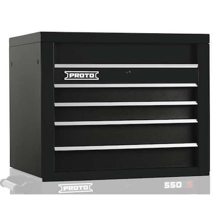 Proto 550S Series Top Chest, 4 Drawer, Black, Steel, 34 in W x 25-1/4 ...