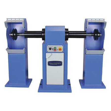 Palmgren Bench Top Buffer, Metal, 15 in., 7-1/2 HP 9682095 | Zoro