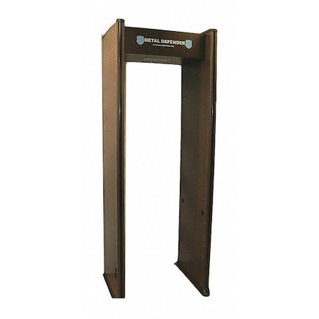 Metal Defender Metal Detector, Walk-Through, 6 Zone MD-6 | Zoro