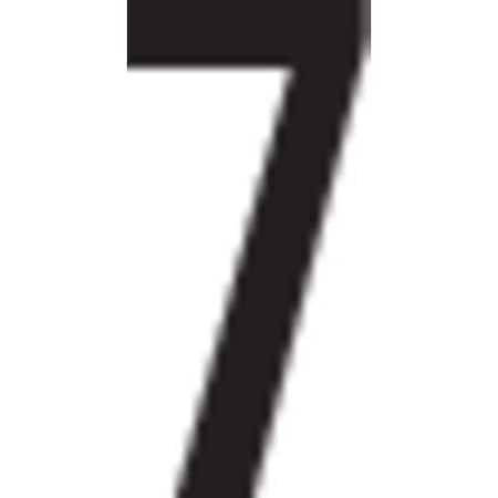 Jj Keller Number Label, 7, Black, PK50 2990 | Zoro