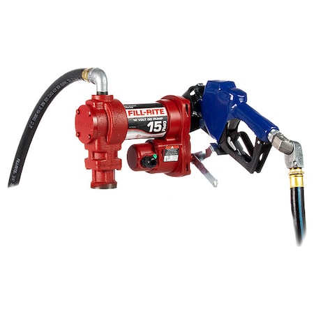 Fill-Rite Fuel Transfer Pump, 12V DC, 15 gpm Max. Flow Rate , 1/4 HP ...