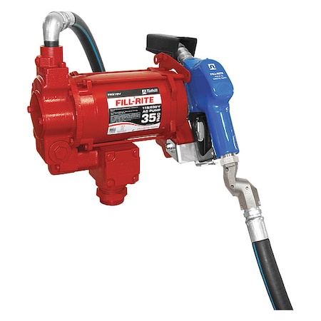 Fill-Rite Fuel Transfer Pump, 115/230V AC, 35 Max. Flow Rate , 3/4 HP ...