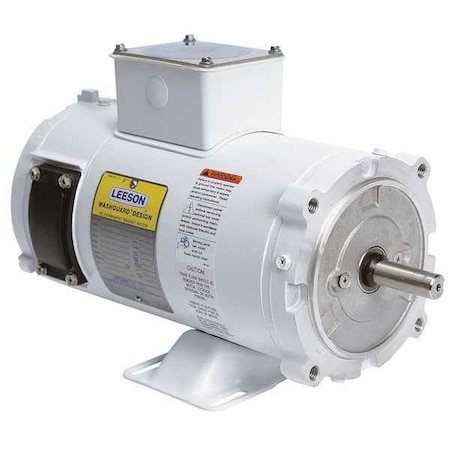 Leeson Washdown Motor, 1 HP, 90VDC 108230.00 | Zoro