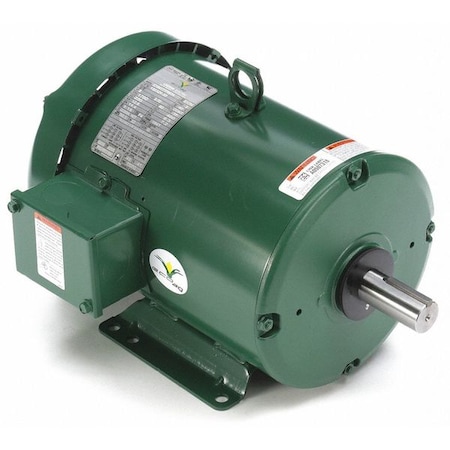 Leeson General Purpose Farm Duty Motor, 3-Phase, 5 HP, 230/460V AC ...
