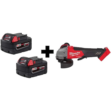 Milwaukee Tool M18 FUEL 4-1/2" / 5" Braking Grinder Paddle Switch, No ...