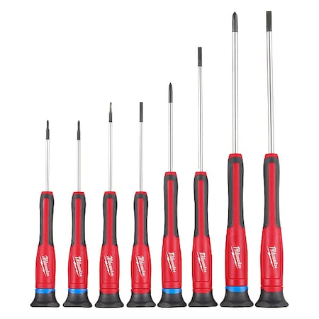 Milwaukee Tool Screwdriver Set, Ergonomic, 8 pieces 48-22-2614 | Zoro