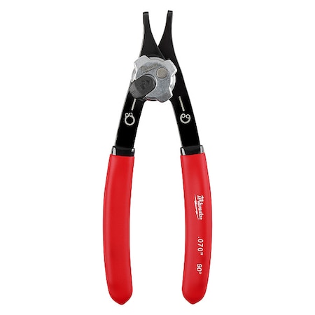 Milwaukee Tool Retaining Ring Plier, 0.07" Tip Diameter 48-22-6538 | Zoro