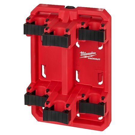Milwaukee Tool Long Handle Tool Rack for PACKOUT Wall-Mounted Storage ...