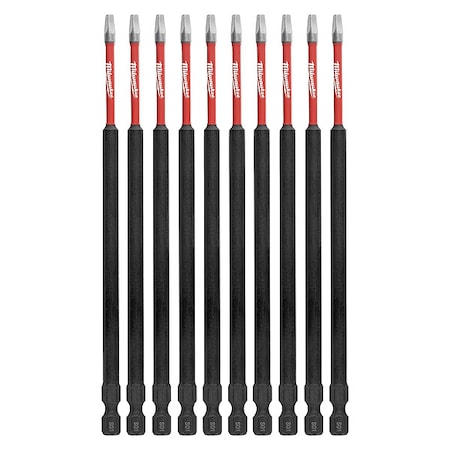 Milwaukee Tool Shockwave 6in SQ1 Impact Driver Bit, BK10 48-32-4814 | Zoro
