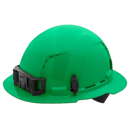 Milwaukee Tool Hard Hat, BOLT Full-Brim, 4-Point, Vent, HDPE, 4 Point ...