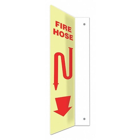 Condor High Visibility Safety Sign, 4" W, 18" H 480X65 | Zoro