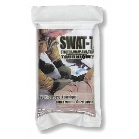 Swat-T Tourniquet, Black, Rubber, 56" L x 4" W 7010-0022 | Zoro