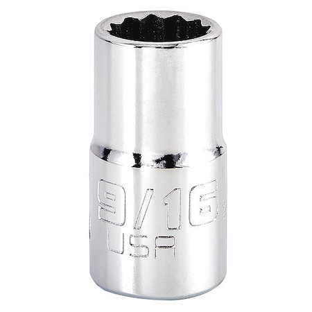 Proto 1/2 " Drive, 9/16" Triple Square SAE, Socket, 12 Points, Steel ...
