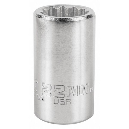 Proto 3/4 in Drive, Triple Square Metric Socket, 12 Points J5522MN | Zoro