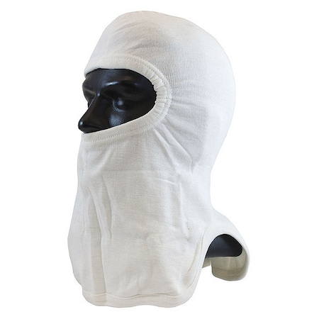 Pip Fire Hood, Not Rated, Nomex(R)/Lenzing, 4 oz, White, Universal 906-2080NOL7 | Zoro