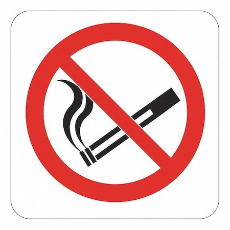 Lyle No Header, NO SMOKING PICTOGRAM, 5 in W x 7 in H, Vertical ...