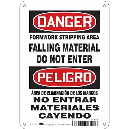 Condor Danger, FORMWORK STRIPPING AREA FALLING MATERIAL DO NOT ENTER, 7 ...