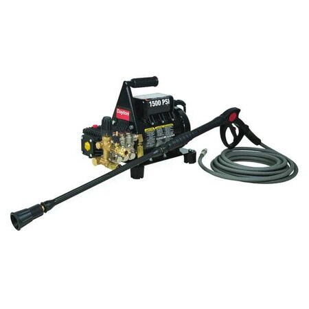 Dayton Light Duty 1500 psi 2.1 gpm Cold Water Electric Pressure Washer ...
