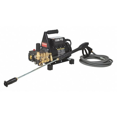 Dayton Light Duty 1500 psi 2.1 gpm Cold Water Electric Pressure Washer ...