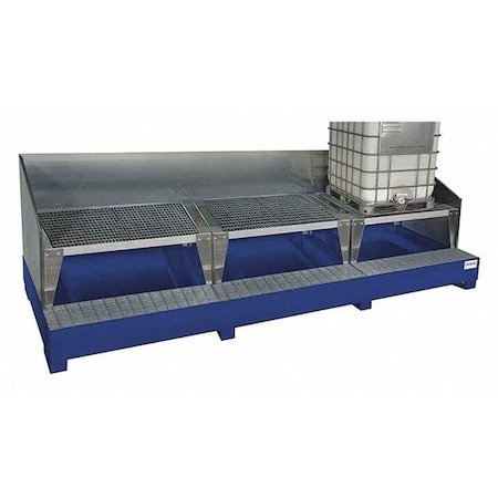 Denios IBC Spill Containment Sump, 625 gal Spill Capacity, Steel K17 ...