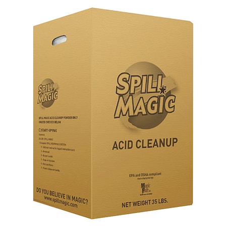 Spill Magic Absorbent Powder, Brown, 15-7/8" L SM103AN | Zoro