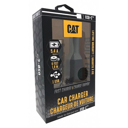 Cat USB Car Charger, Charges Up To 2 Devices CAT-CLA-USBC | Zoro
