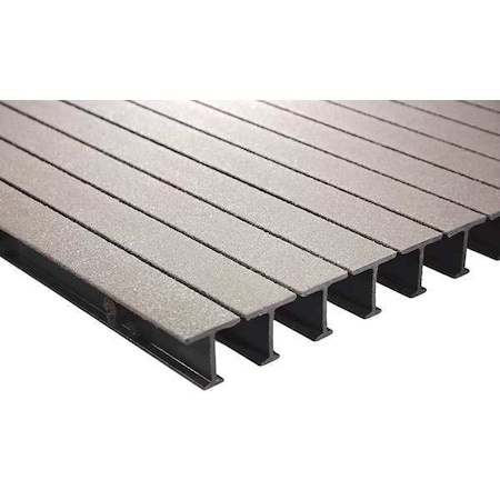 Fibergrate Fiberglass Pultruded Grating, 144 in Span, Grit-Top Surface ...