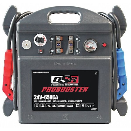 Schumacher Probooster Jump Starter, 650A, 24VDC DSR102 | Zoro