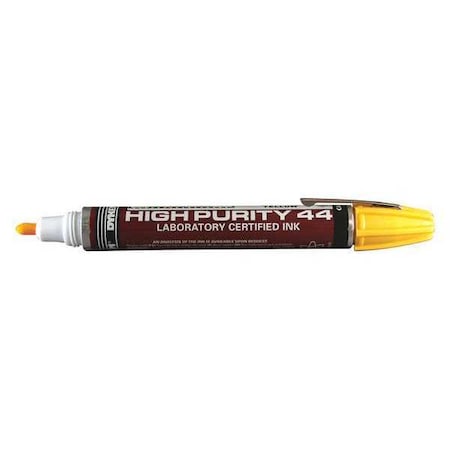 Dykem Permanent High Purity Paint Marker, Medium Tip, Yellow Color ...