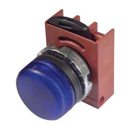 Abb Pilot Light Head, Blue, Refracted LED P9M-LLR | Zoro