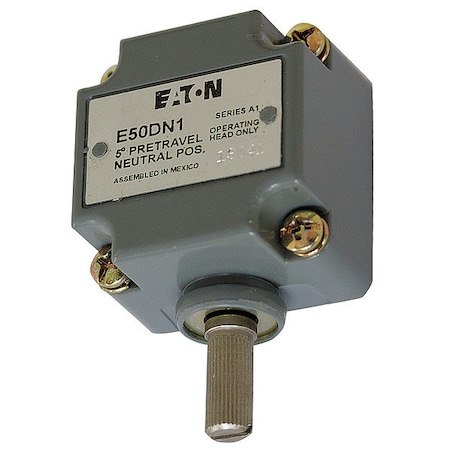 Eaton Cutler-Hammer Limit Switch Head, Plunger, Side, .20 In E50DN1 | Zoro