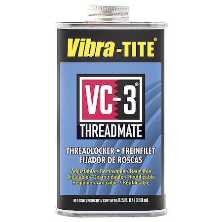 Vibra-Tite Reusable Threadlocker, VIBRA-TITE VC-3, Red, High, Liquid, 8 ...