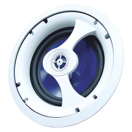 Speco Technologies In-Ceiling Speaker, 3 lb., White, 89dB SP625C | Zoro