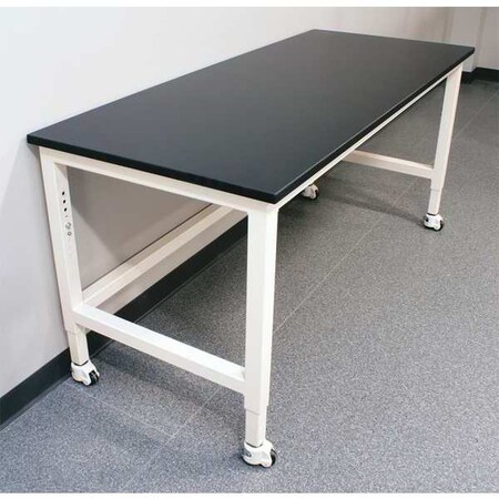 Ici Adjustable Table, 96 in X 30 in HDSS-9636-AH-HDC-P | Zoro