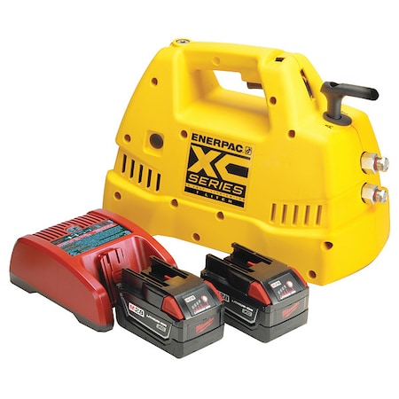 Enerpac Hydraulic Pump, Battery Operated, 0.5 hp, Class H Nema Motor ...