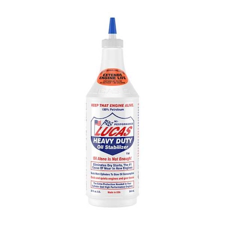 Lucas Oil Oil Additive, Amber, 32 oz. 10001 | Zoro