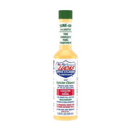 LUCAS Fuel Additive, Amber, 5.25 oz. (10020) | Zoro