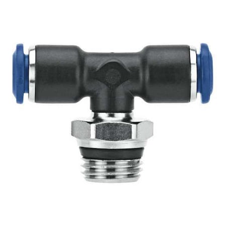 Aignep Usa Swivel Branch Tee, Push-to-Connect x Push-to-Connect x Universal, 1/4 in Tube OD, 1/4 ...