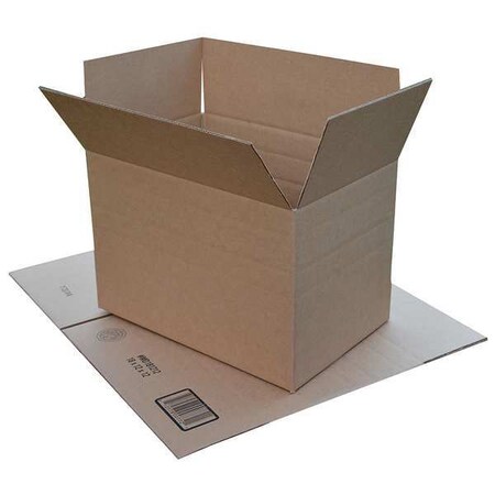 Jit Packaging Shipping Carton, 18" L x 12" W x 12" D 49J985 | Zoro