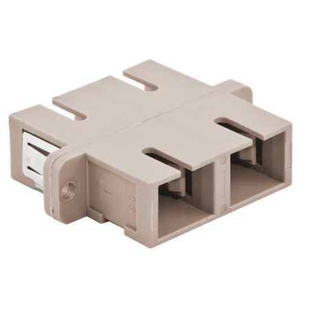 Hubbell Premise Wiring Fiber Optic Adapter, SC, Beige, PK6 FASCDMS6BE ...