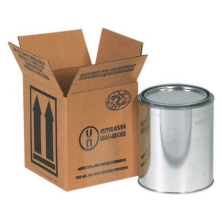 Partners Brand 4-7/16 in x 4-7/16 in x 5 in Hazmat Box, Kraft ...