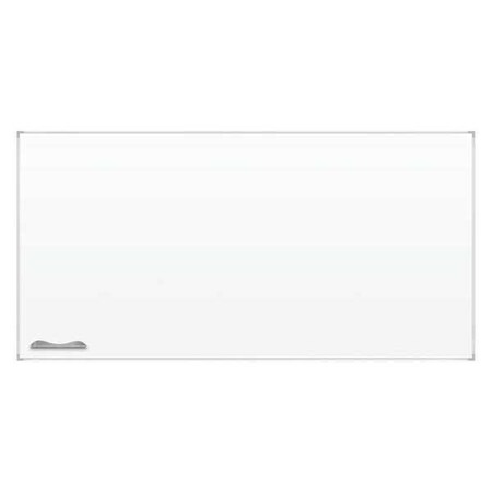 Best-Rite 48"x192" Magnetic Porcelain Whiteboard, Silver Frame 2029P | Zoro