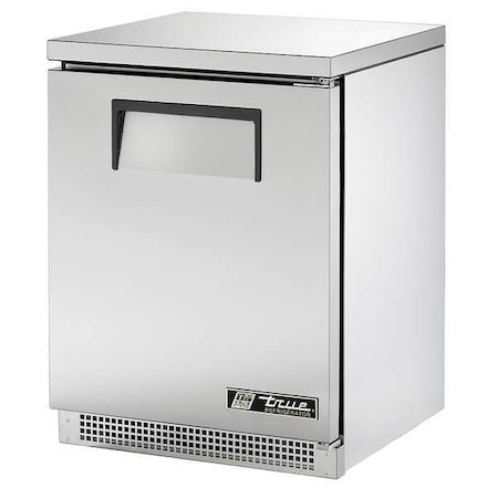 True Commercial Refrigerator, 6.3 cu ft, Stainless Steel TUC-24-HC | Zoro