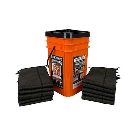 Quick Dam Bucket 5ft Flood Barriers, PK10 QDGG5-10 | Zoro