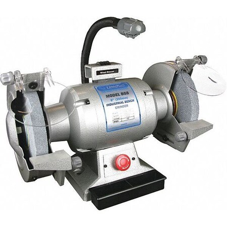 Linishall Bench Grinder, 8 In. Dia., 3450 rpm BG8 | Zoro