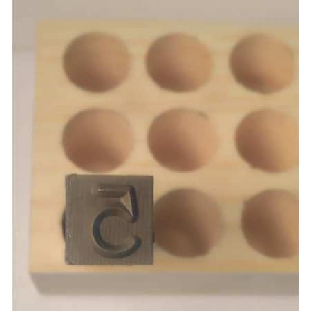 Young Bros Stamp Works Hand Stamp Number 5, 1/4in, Steel, Reversed YOU ...
