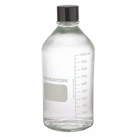 Wheaton Media Bottle, 1000mL, 231mm H, PK24 219720 | Zoro